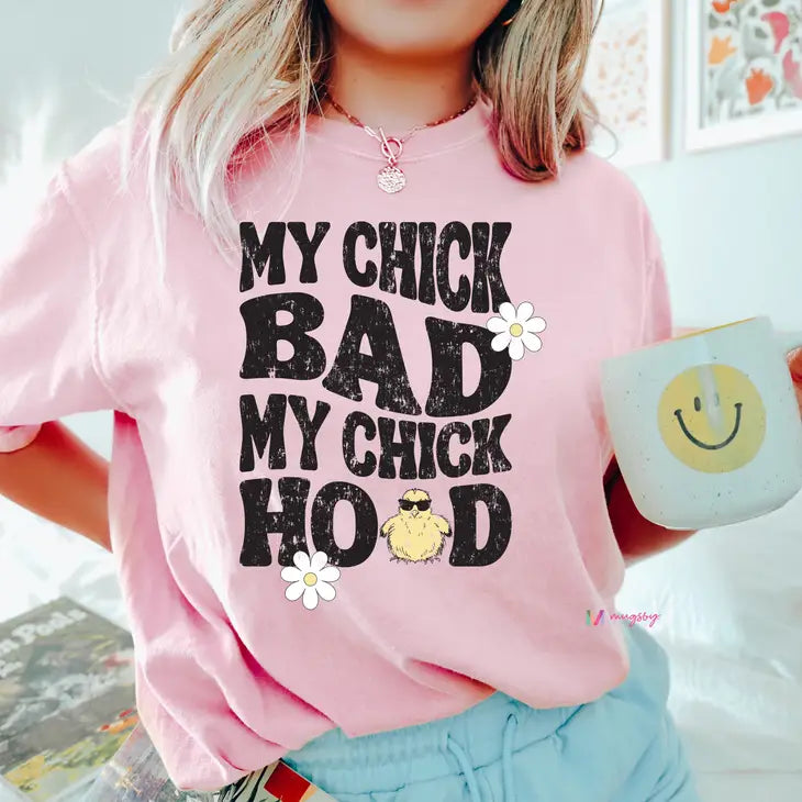My Chick Bad, My Chick Hood Tee – Penelope Chic Boutique